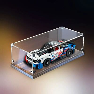 亚克力展示盒适用42153雪佛兰科迈罗赛车拼装玩具木质防尘罩