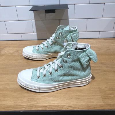 匡威1970S腰果花纹蝴蝶结帆布鞋