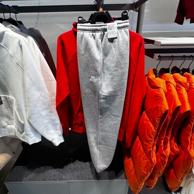 Nike耐克男卫裤25冬款运动裤宽松针织束脚加绒长裤FN3809-063