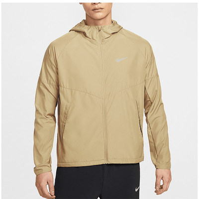 Nike耐克男子跑步夹克夏拒水训练透气梭织连帽运动外套DD4747-297
