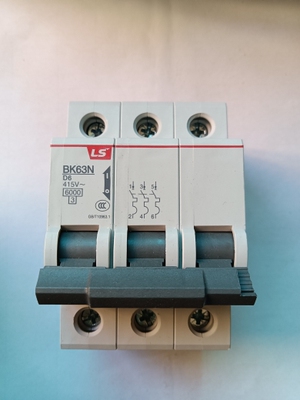 全新原装LS产电微型断路器BK63N 3P D6A