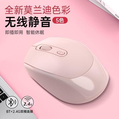 Wireless Mouse Bluetooth RGB Rechargeable Silent LED Backlit