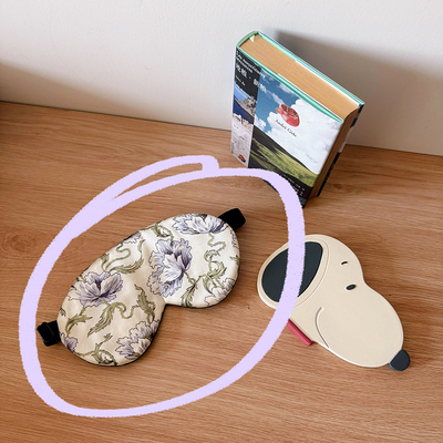 Valenti**no真丝面料 桑蚕丝眼罩 挂耳/头戴 生日礼物or自用