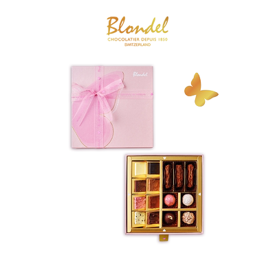 Blondel粉色可可巧克力礼盒(M)