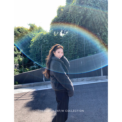 摇粒绒加厚拉链外套宽松棉服