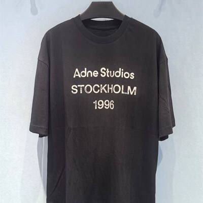 1996印花休闲宽松短袖T恤上衣