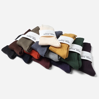 RiskRider土耳其有机棉双针运动袜干爽透气 厚度适中 四季穿着