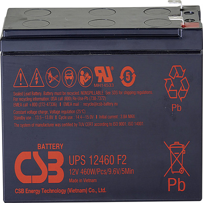 CSBBATTERY蓄电池UPS12460F2