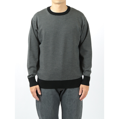 极细羊毛针织圆领卫衣针织衫