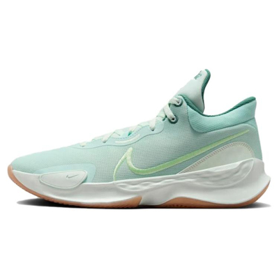 耐克Nike Renew Elevate 3 舒适轻便 低帮 篮球鞋 男款 蓝绿