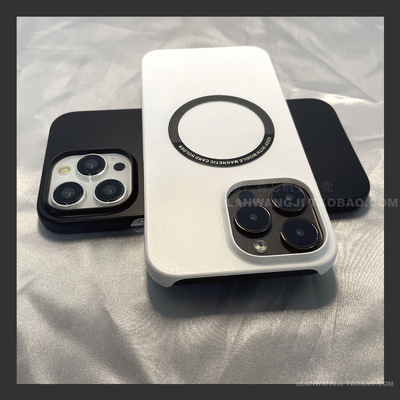 PC硬壳带引磁圈适用P30/P40pro+华为nova11/1男2活力手机壳mate50纯色P60/nova7965438大孔P50薄磁吸新款防摔