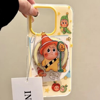 趣味可爱卡通星星人适用传音HOT40手机壳15pro红魔10Spro+支架infinx Smart8磁吸Phone3华硕ZenFone 10/9女11