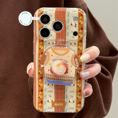 兔子毛衣旋转磁吸支架适用P60华为nova15ultra/14/13/12/10/987SE手机壳pura70可爱mate80/P50畅享70S/P40pro