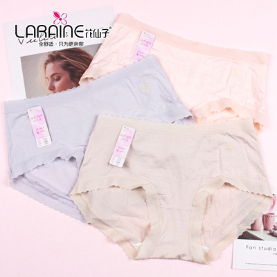 花仙子50支莫代尔桃花精华美肤裤22109舒适透气柔嫩少女内裤22111