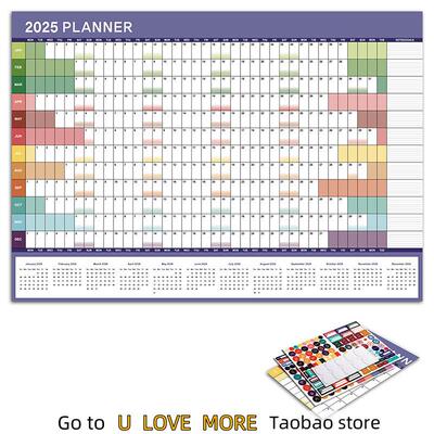 2025 Calendar Simplified Desk Calendar Planner Wall Calendar