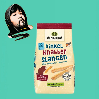 德国直邮【全场300包邮】alnatura1岁+有机迷你斯佩尔特零食棒80g