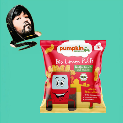 德国直邮【全场满300包邮】pumpkin1岁+有机水果脆20g