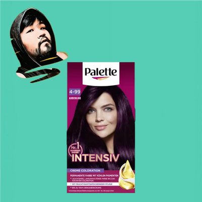 德国直邮【满300包邮】poly palette施华蔻880茄紫色天然染发膏