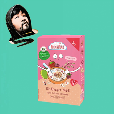 德国直邮【全场300包邮】Fruchtbar12个月+有机苹果莓果燕麦200g