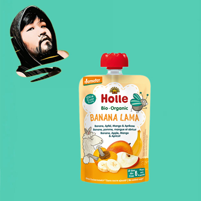 德国直邮【满300包邮】holle有机demeter6个月+香蕉苹果芒果果泥
