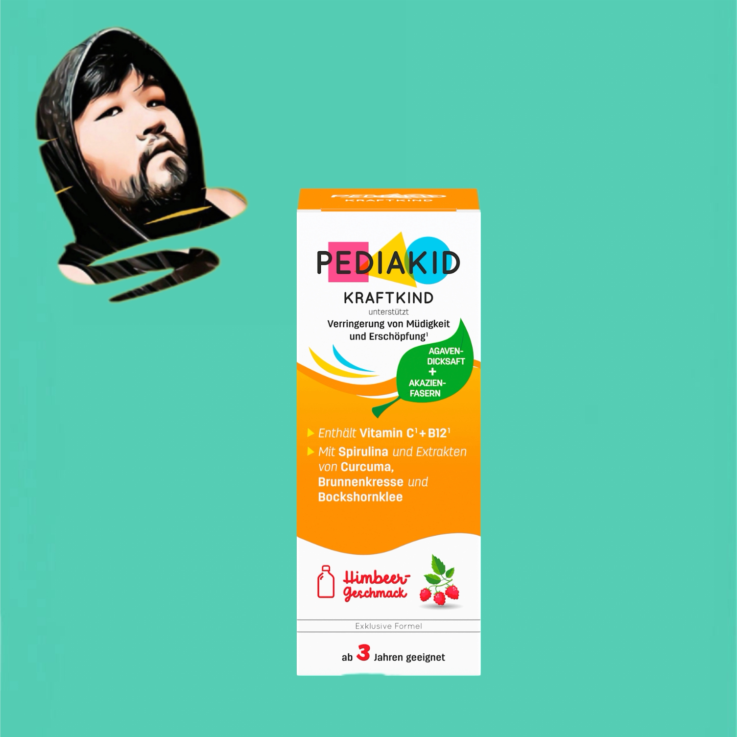 德国直邮【全场满300包邮】Pediakid儿童维生素C B12,125ml