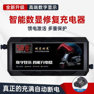 96V20AH自动断电大三轮电动车电瓶充电器120V80V30A电动机车60V72