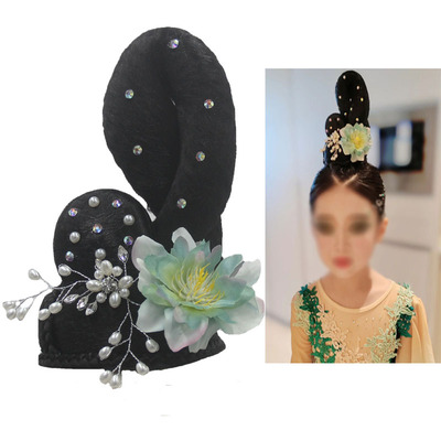 新款古典舞蹈流光舞蹈头饰醉清波艺考独舞发饰民族风中国风伴舞