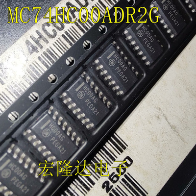 MC74HC00ADR2G 丝印HC00AG SOP14 贴片逻辑芯片 原装正品