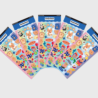 韩国EARP可爱小熊装饰贴纸