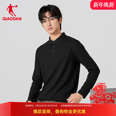 乔丹男士长袖POLO衫商务休闲男装