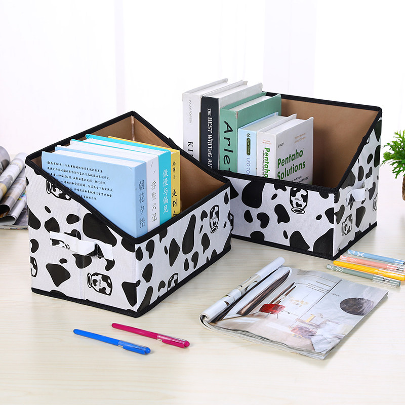 简易书箱学生教室书立书架书房桌面折叠书本文具整理收纳盒_虎窝淘