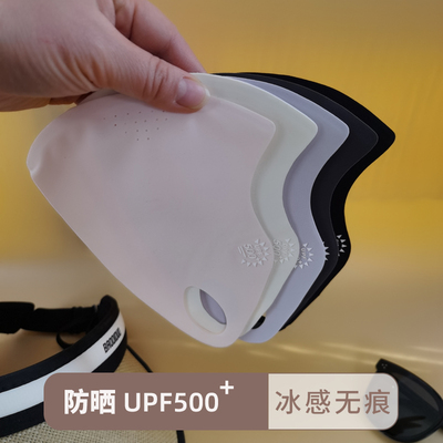 2025春夏薄UPF500+防紫外线防晒口罩护眼角冰丝7A抑菌女士高颜值