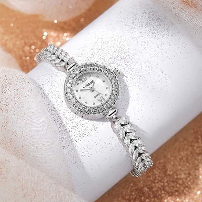 米格（MIGE）美人鱼手表女士石英表初高中学生腕表防水轻奢手链国