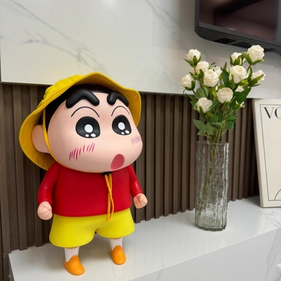 蜡笔小新手办野原新之助可爱摆件1比1玩偶公仔周边系列礼物大号超