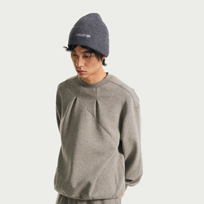 莱赛尔恒温空气层圆领卫衣男