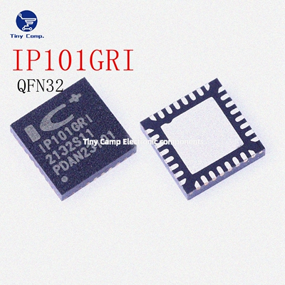 正品承诺 IP101GRI QFN32 高性能单端口快速以太网收发器现货