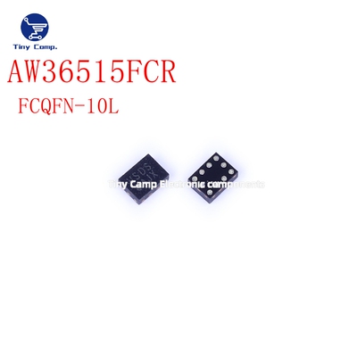 全新原装 AW36515FCR FCQFN-10 2A 双通道可调电流LED升压芯片
