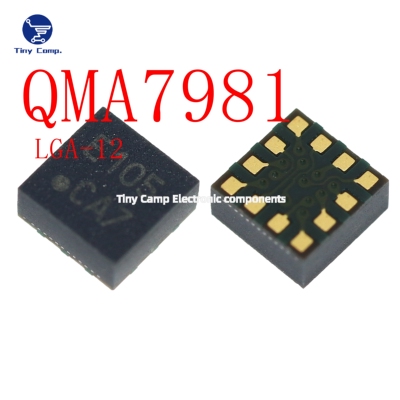 现货实拍 QMA7981 LGA-12 3轴加速度计超低功耗3轴 MEMS 加速度计