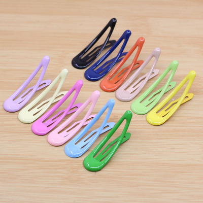 女孩彩色滴油儿童碎发夹