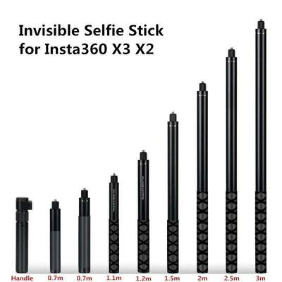 Invisible Selfie Stick for Insta360 X3 X2 Selfie Stick Time