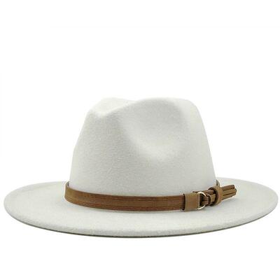 Women Men Wool Fedora Hat Jazz Cap 男女毛呢礼帽大檐爵士帽