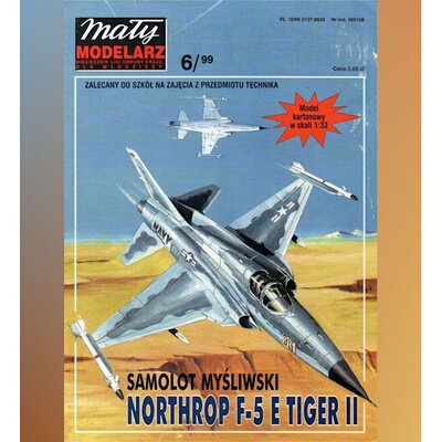 《Maly Modelarz》纸模型 F-5战斗机 DIY手工制作 1999年6期