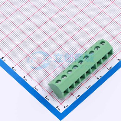 螺钉式接线端子 DB127S-5.08-9P-GN-S 插件,P=5.08mm 1x9P电子元