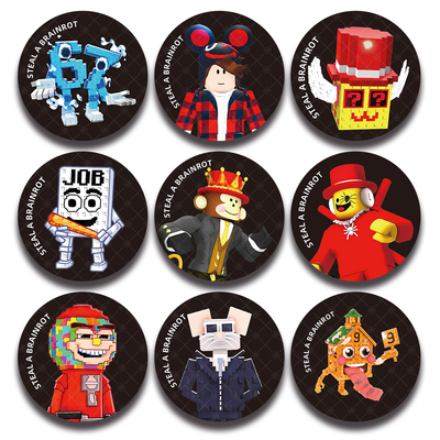 窃取脑腐周边徽章胸章游戏吧唧