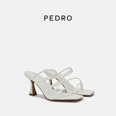 PEDRO细绊带方头凉鞋春夏新款
