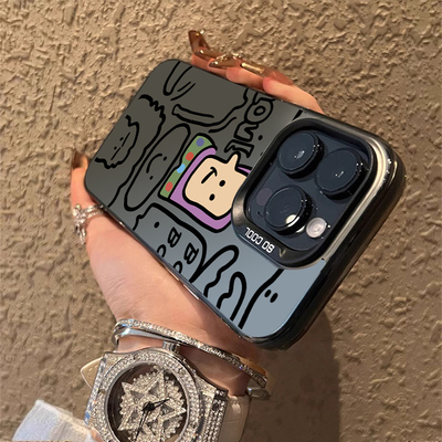 适用苹果15promax手机壳卡通可爱巴斯光年iphone14pro高级感男个性15Plus磨砂女新款13pro网红12pm潮牌ip11
