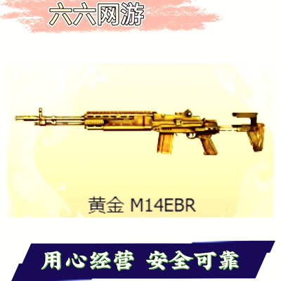 CF黄金M14EBR永久 非玄武M14EBR幻神AG冠军之幻涂鸦牡丹M200永久