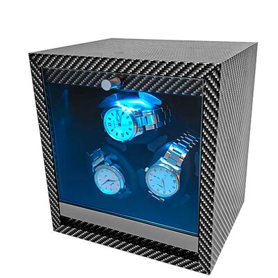 3 Slots Watch Winder for Automatic Watches Box Storage Box D