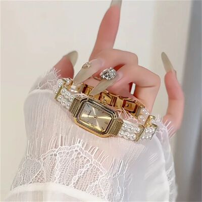 Gold Watch Art Design Women's 2026 New Arrivals Elegant Time