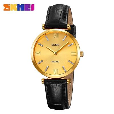 SKMEI Fashion Large Dial Women Quartz Watch Women's Wristwat